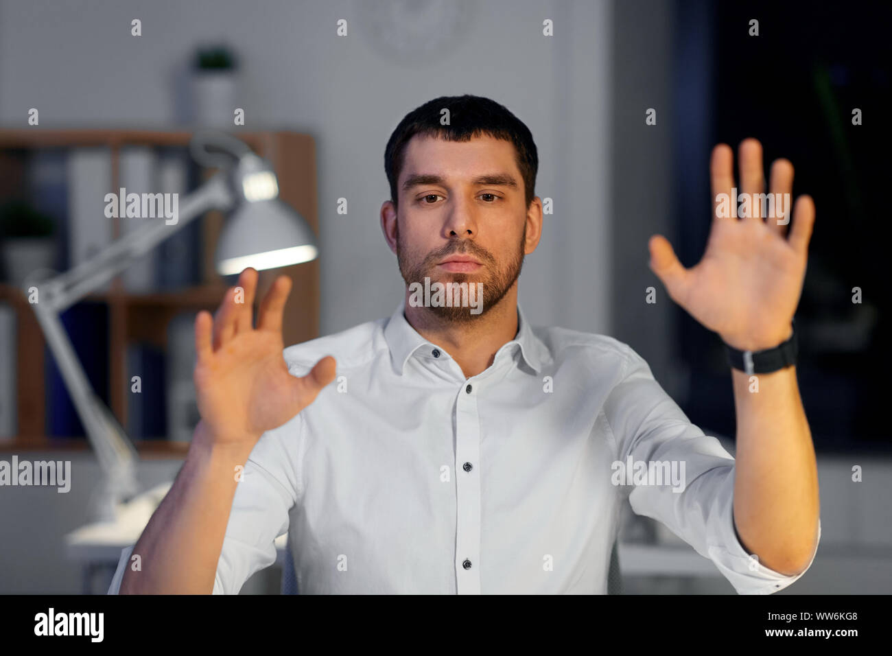 Hand gestures office hi-res stock photography and images - Alamy