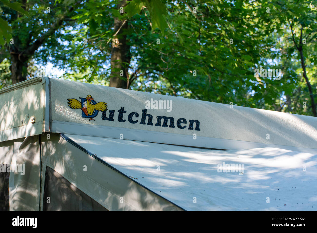 "Sarnia, Ontario/Canada - 07/14/2019: Flying Dutchman Tent Trailer ...