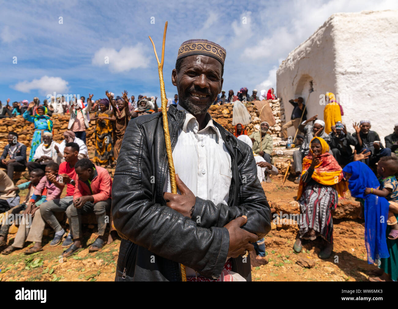 Oromo pilgrims in the shrine of sufi Sheikh Hussein , Oromia, Sheik ...