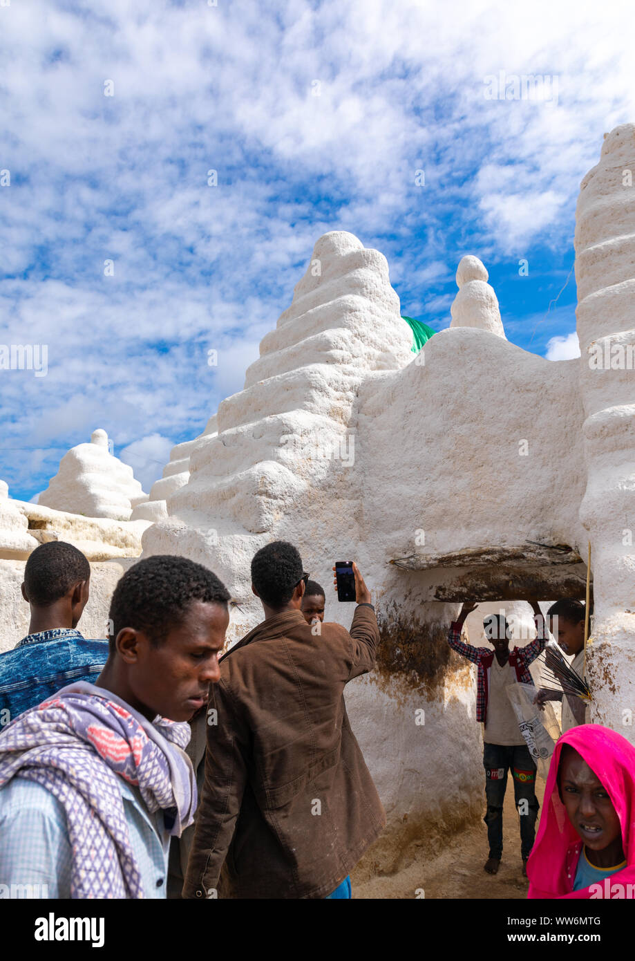 Oromo pilgrims in the shrine of sufi Sheikh Hussein , Oromia, Sheik ...
