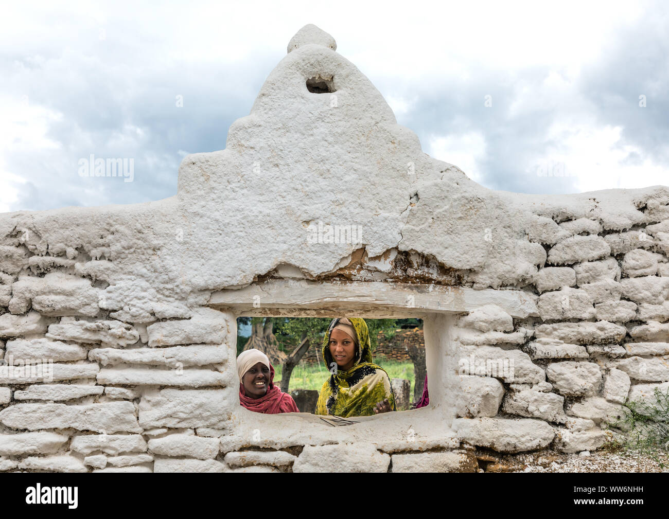 Oromo pilgrims in the shrine which hosts the tomb of sufi Sheikh ...