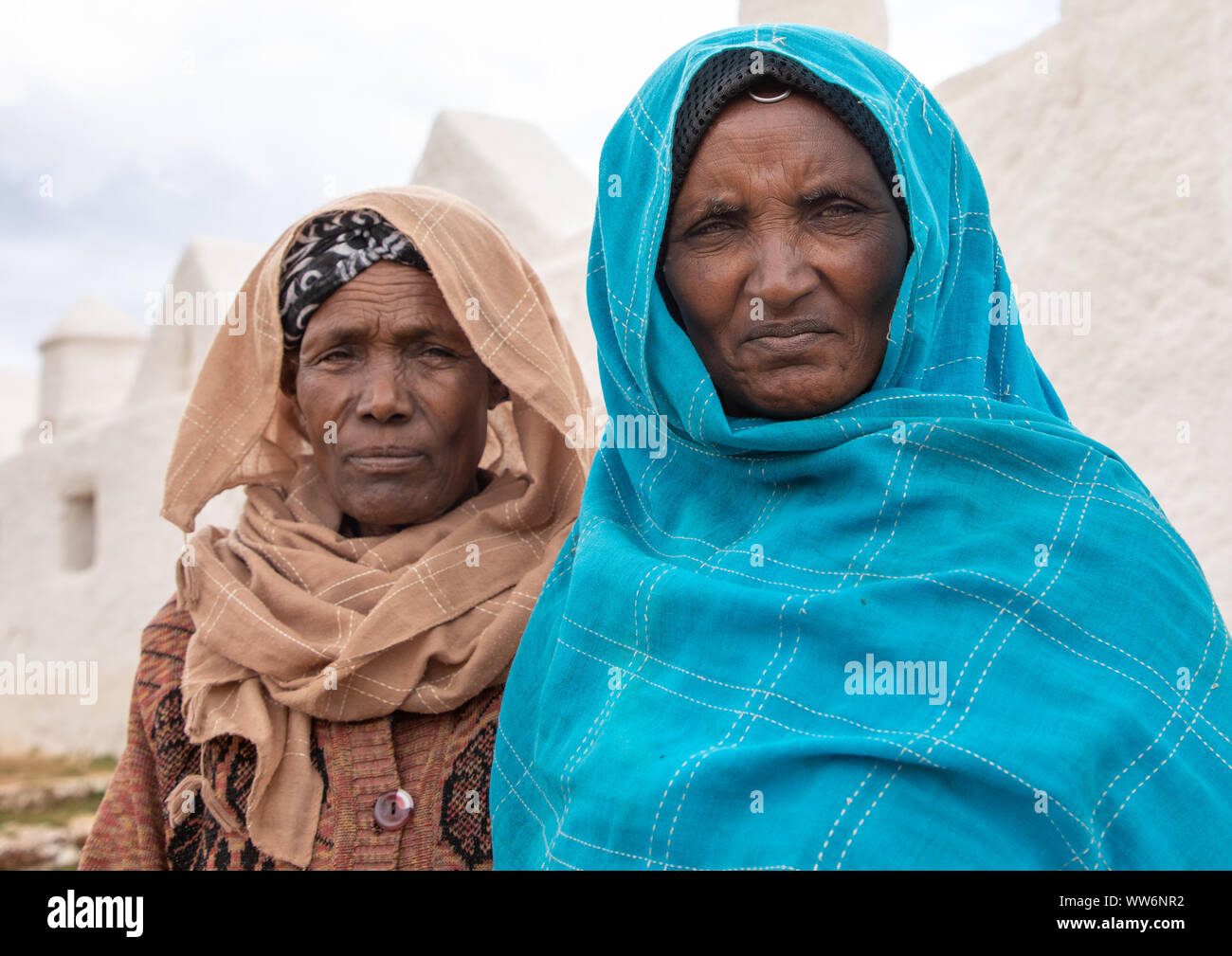 Oromo pilgrims women in Sheikh Hussein shrine, Oromia, Sheik Hussein ...