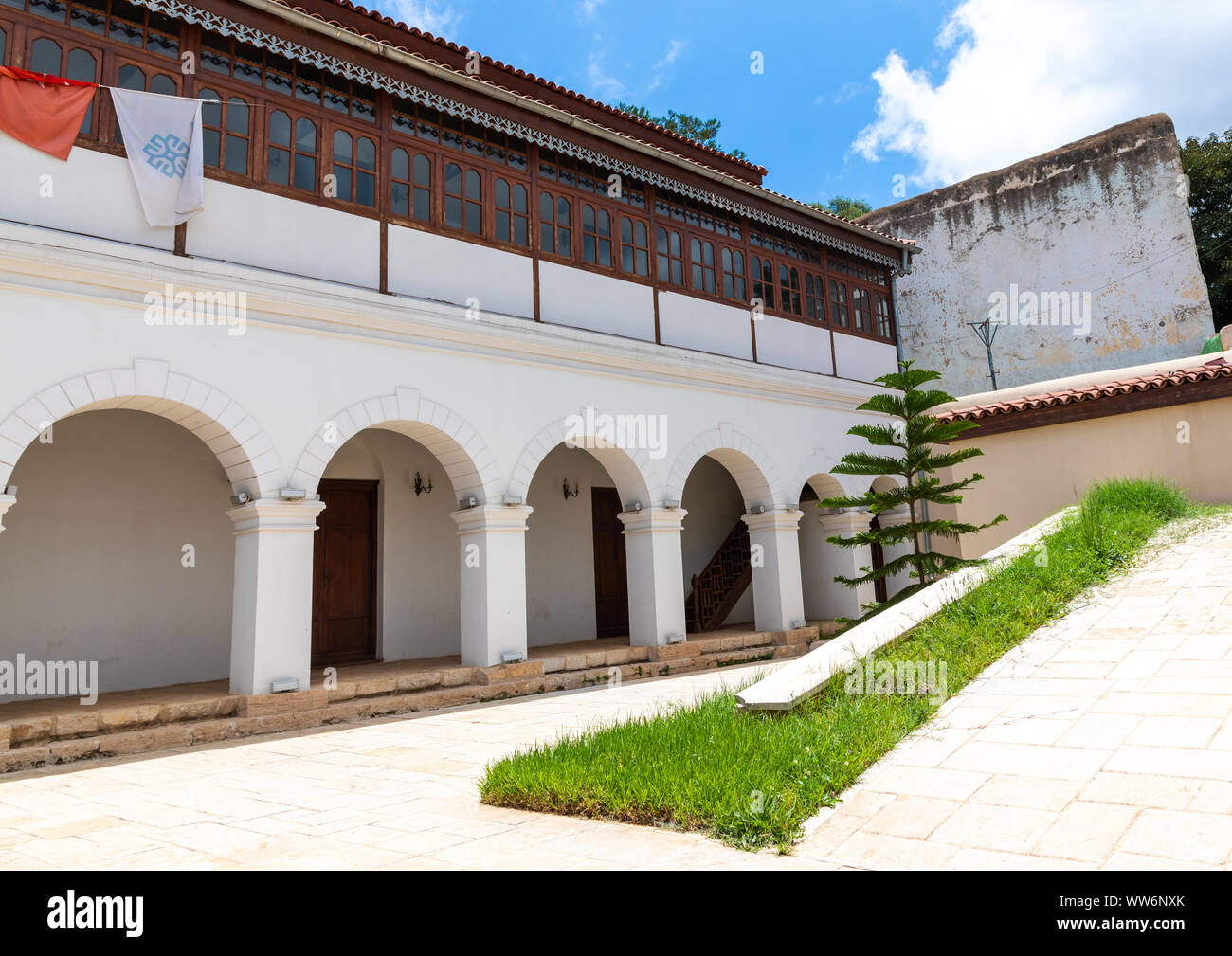 Traditional harari house renovated by the turkish, Harari region, Harar ...
