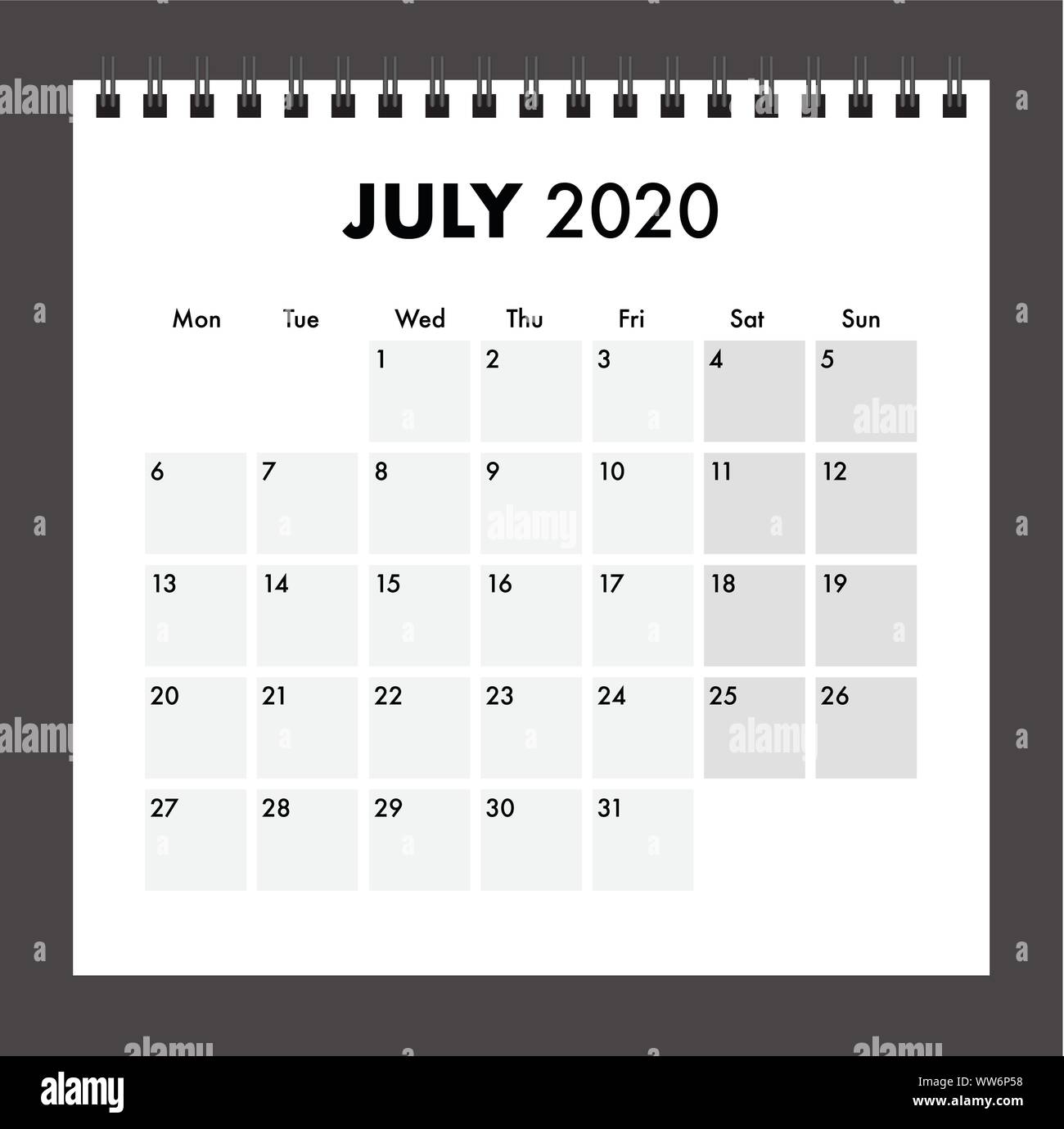 Calendar design month march Black and White Stock Photos & Images - Alamy