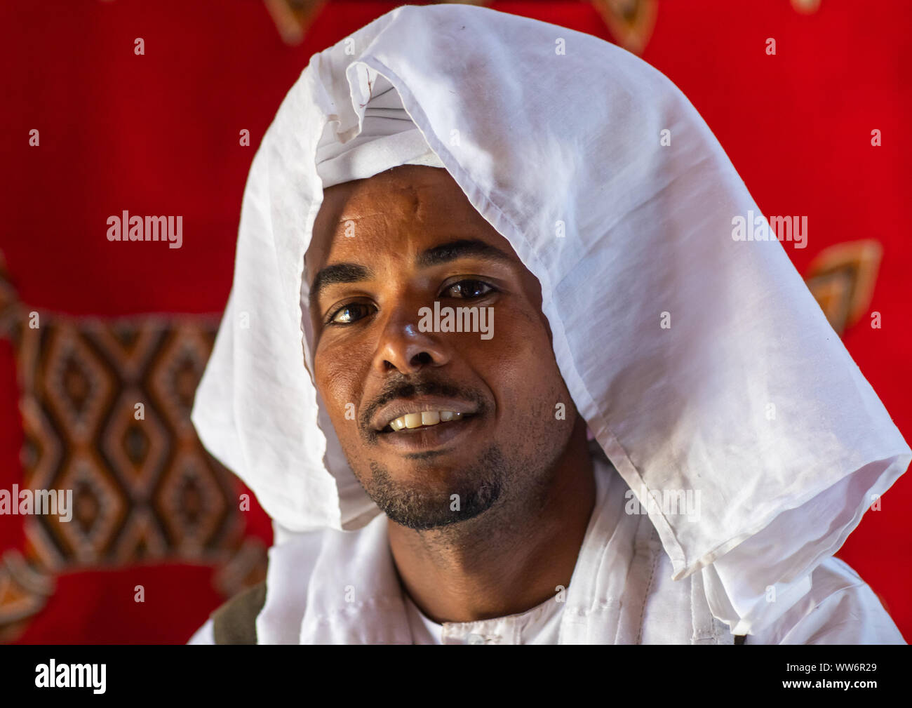 Portrait of a tribal eritrean man, Central region, Asmara, Eritrea ...