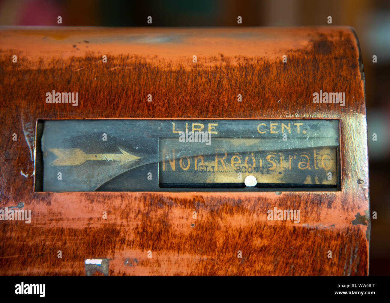 Old checkout store in a pharmacy, Central region, Asmara, Eritrea Stock ...