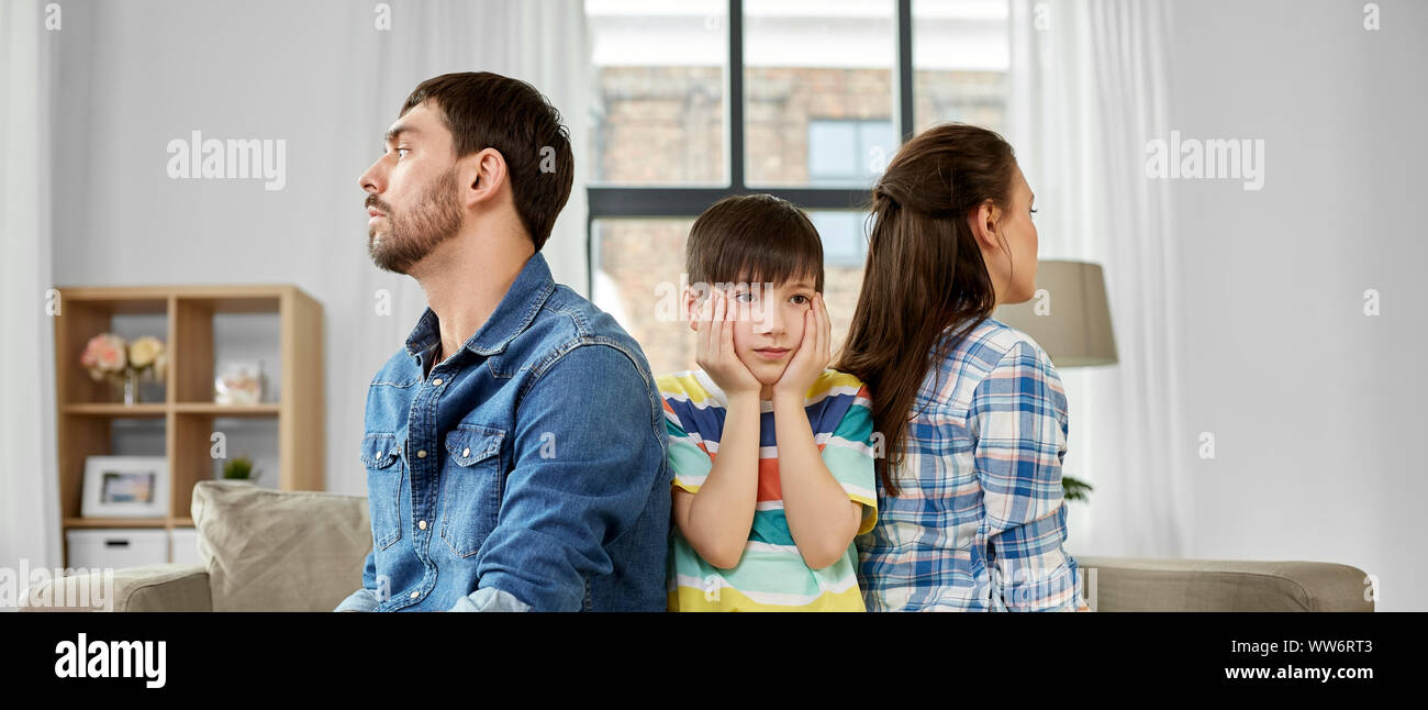Unhappy family hi-res stock photography and images - Alamy