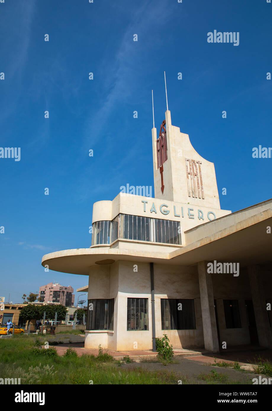 Futurist architecture of the FIAT tagliero service station built in ...
