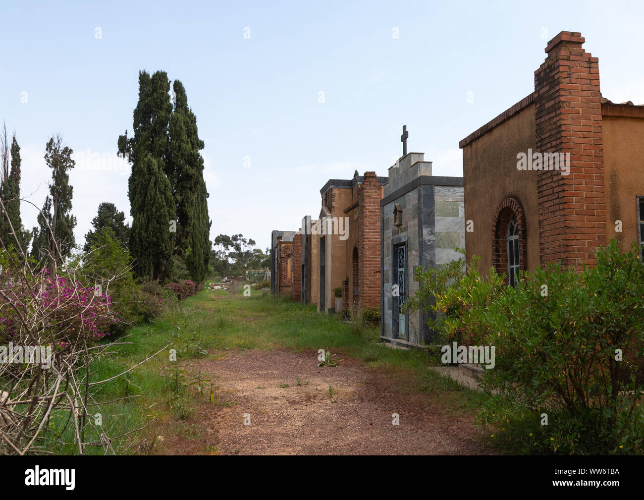 Old graves from the italian colonial era, Central region, Asmara ...