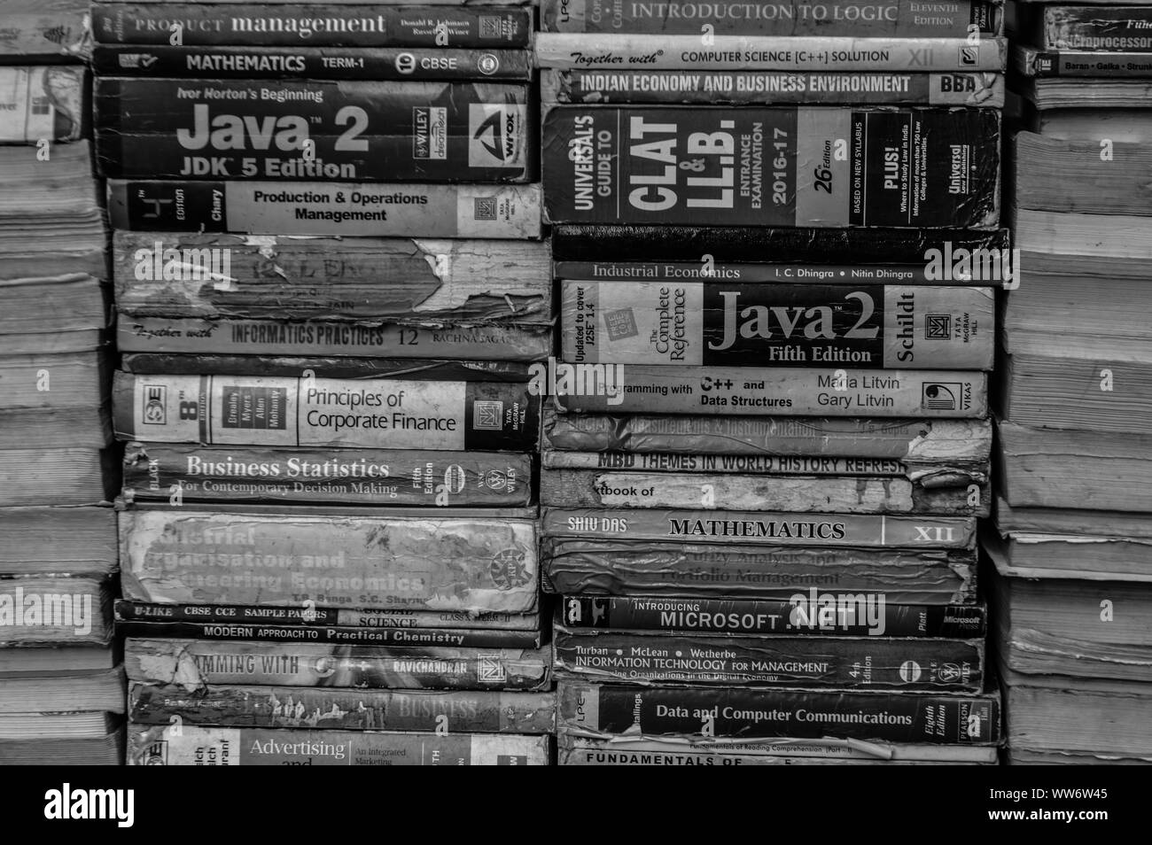 Books building street Black and White Stock Photos & Images - Alamy