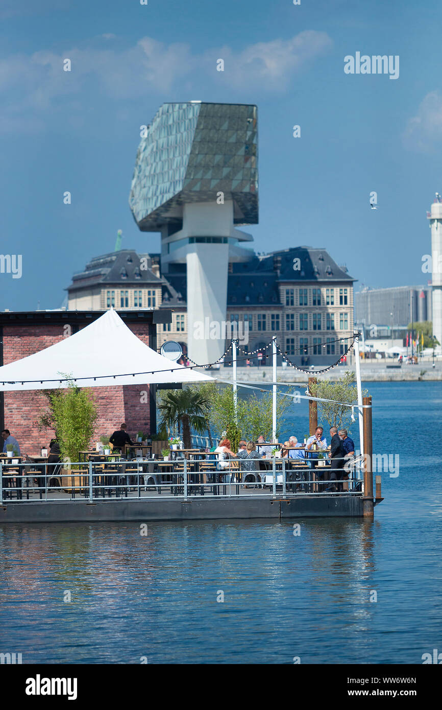 The new building of the Port Authority overlooking it's harbour Stock ...