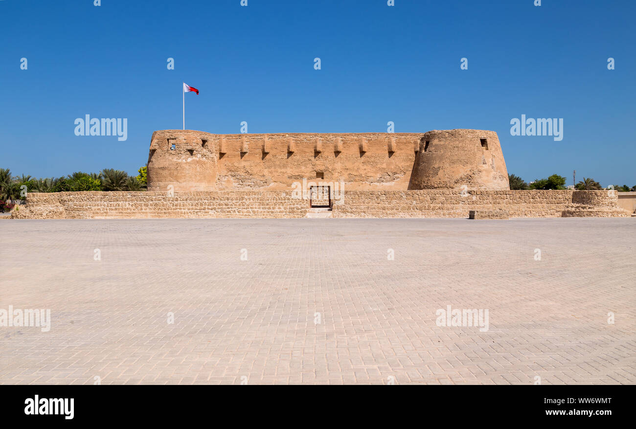 View of the old Arad Fort, in Manama, Muharraq, Bahrain Stock Photo - Alamy