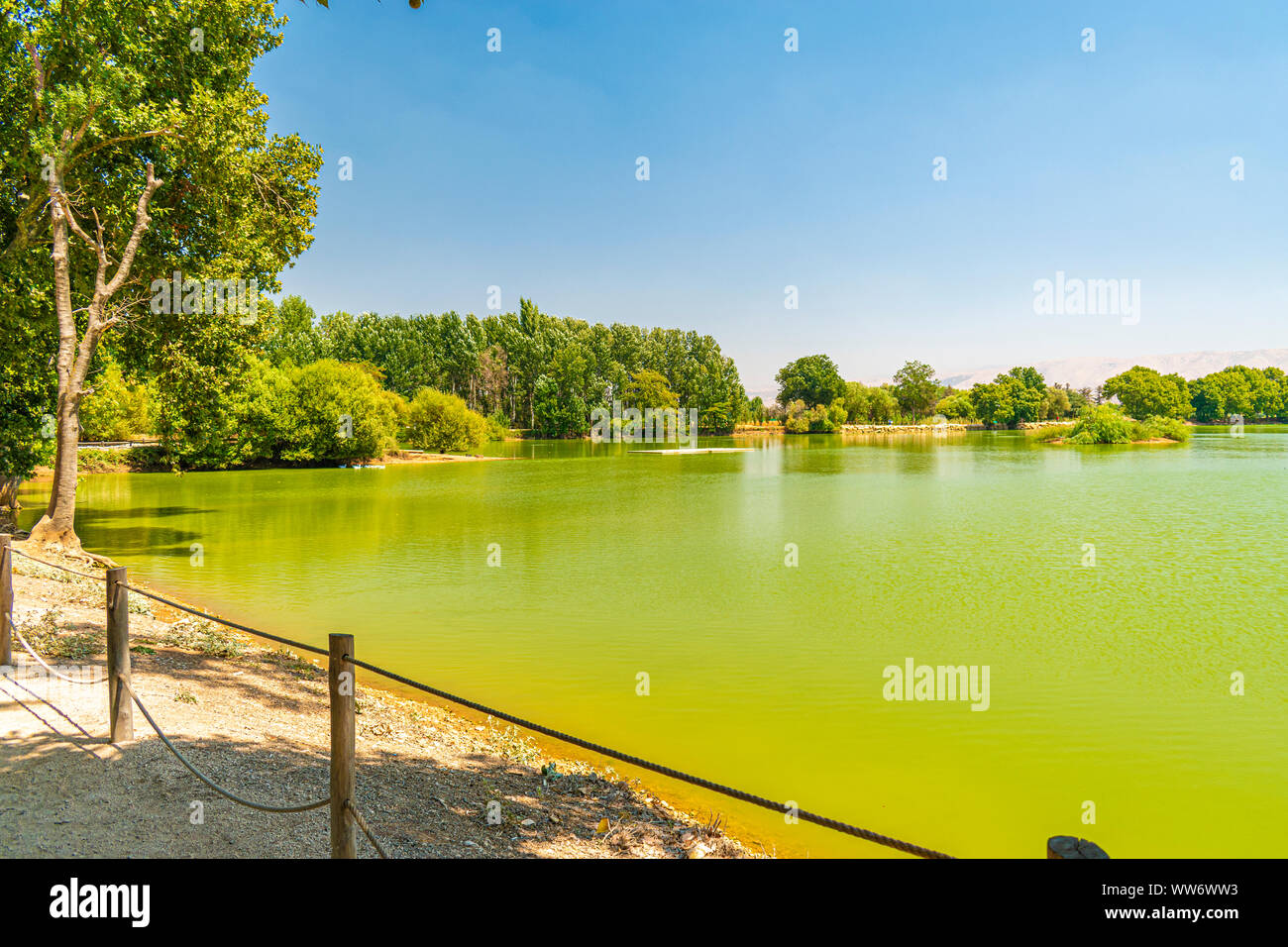 Overlooking the magical Bekaa Valley Stock Photo - Alamy