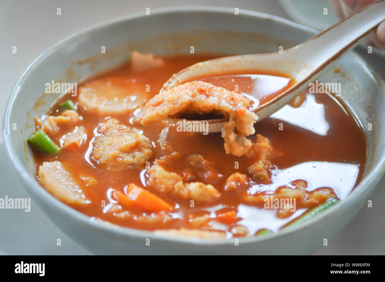 Deep fried fish soup hi-res stock photography and images - Alamy