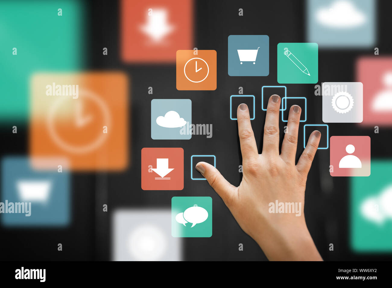 Interactive menu hi-res stock photography and images - Alamy