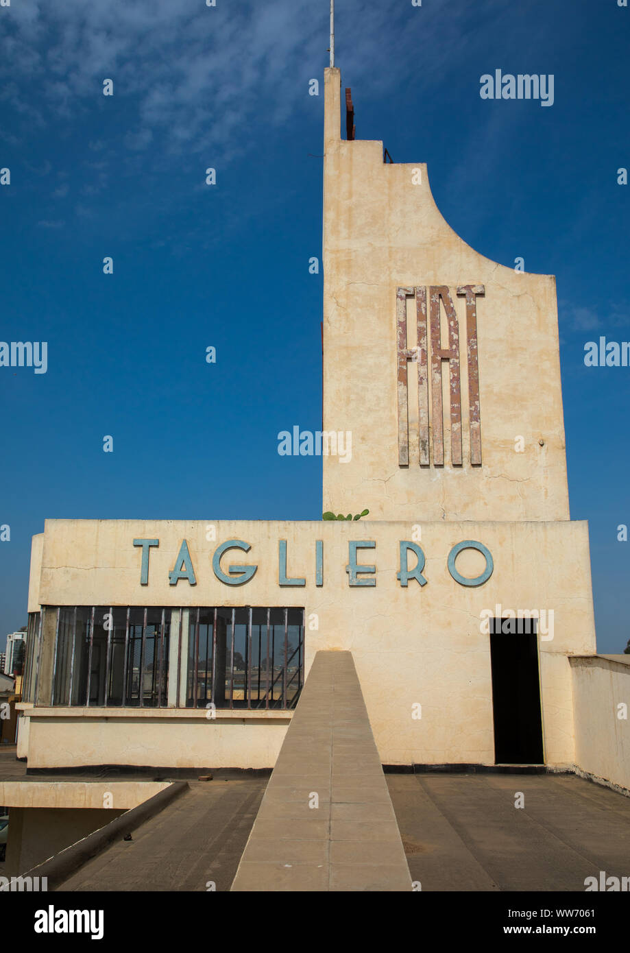 Futurist architecture of the FIAT tagliero service station built in ...