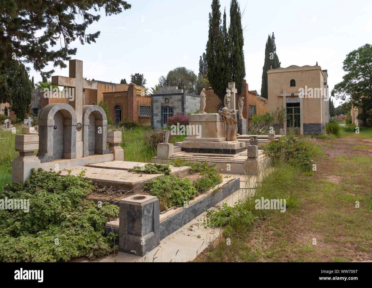 Old graves from the italian colonial era, Central region, Asmara ...