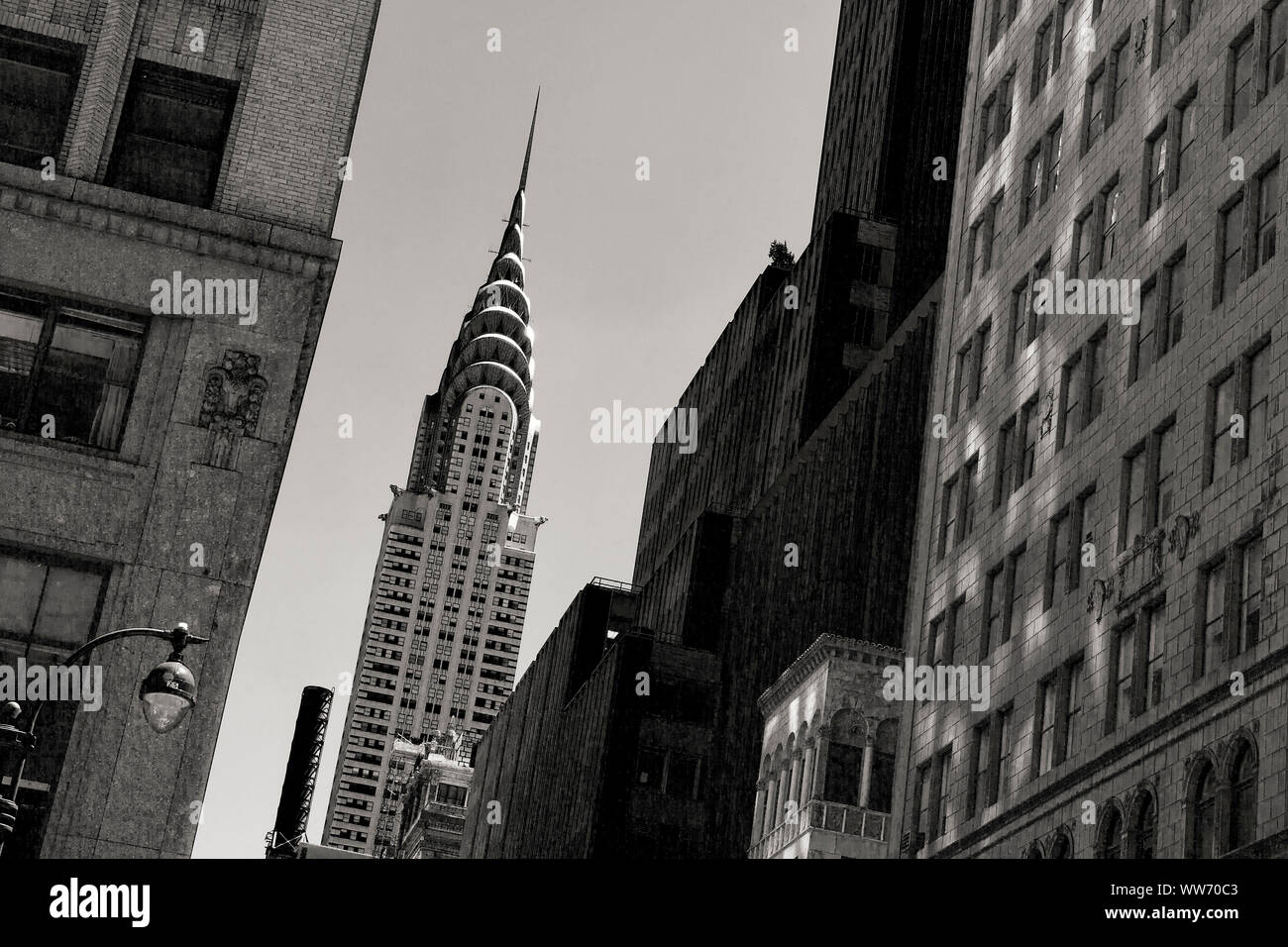 View of the Chrysler Building, Met Life Building and Uptown, Manhattan ...