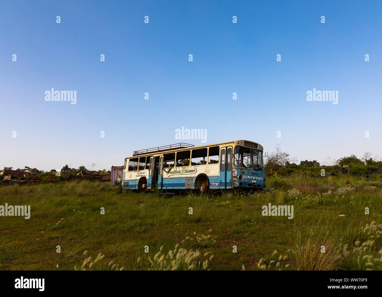 Old abandoned military bus hi-res stock photography and images - Alamy