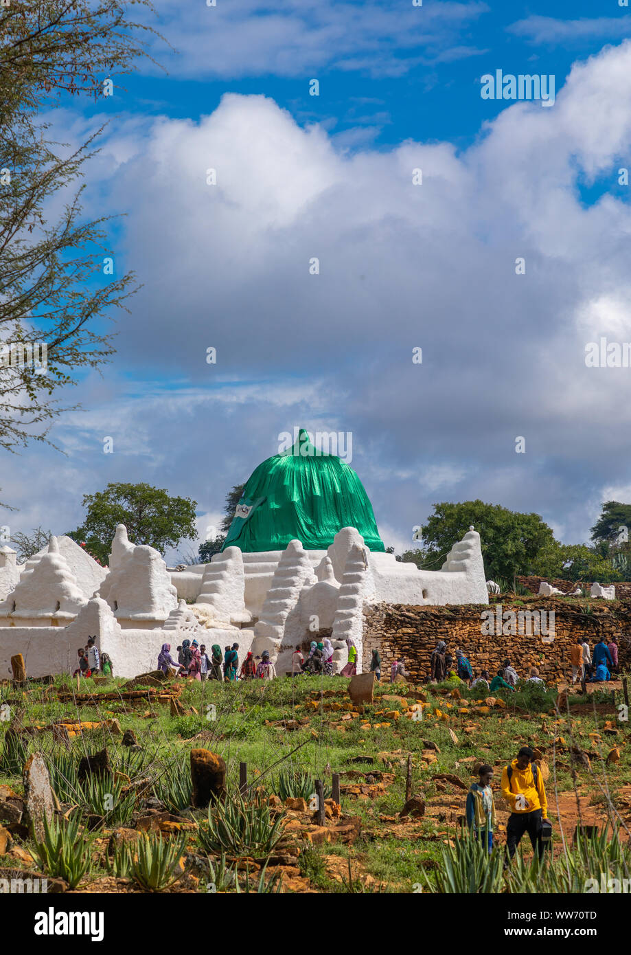 Cemetery in front of the shrine of sufi Sheikh Hussein , Oromia, Sheik ...