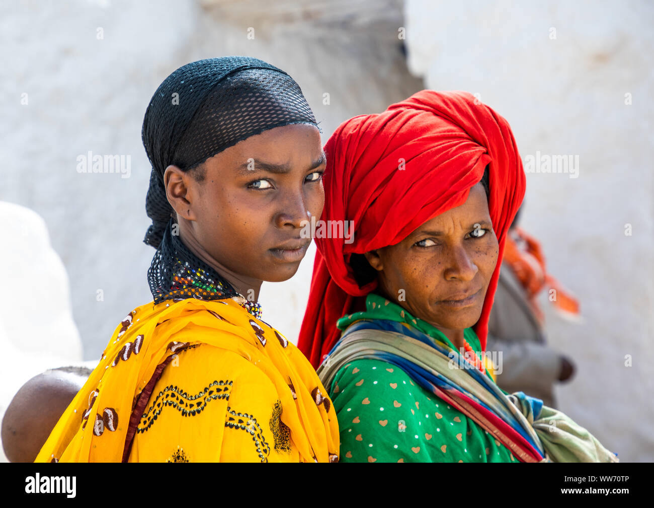 Oromo pilgrims women in Sheikh Hussein shrine, Oromia, Sheik Hussein ...