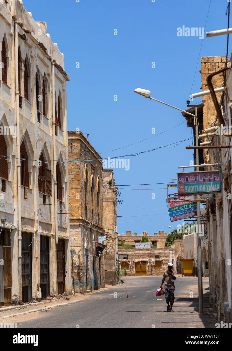 Old ottoman architecture building, Northern Red Sea, Massawa, Eritrea ...