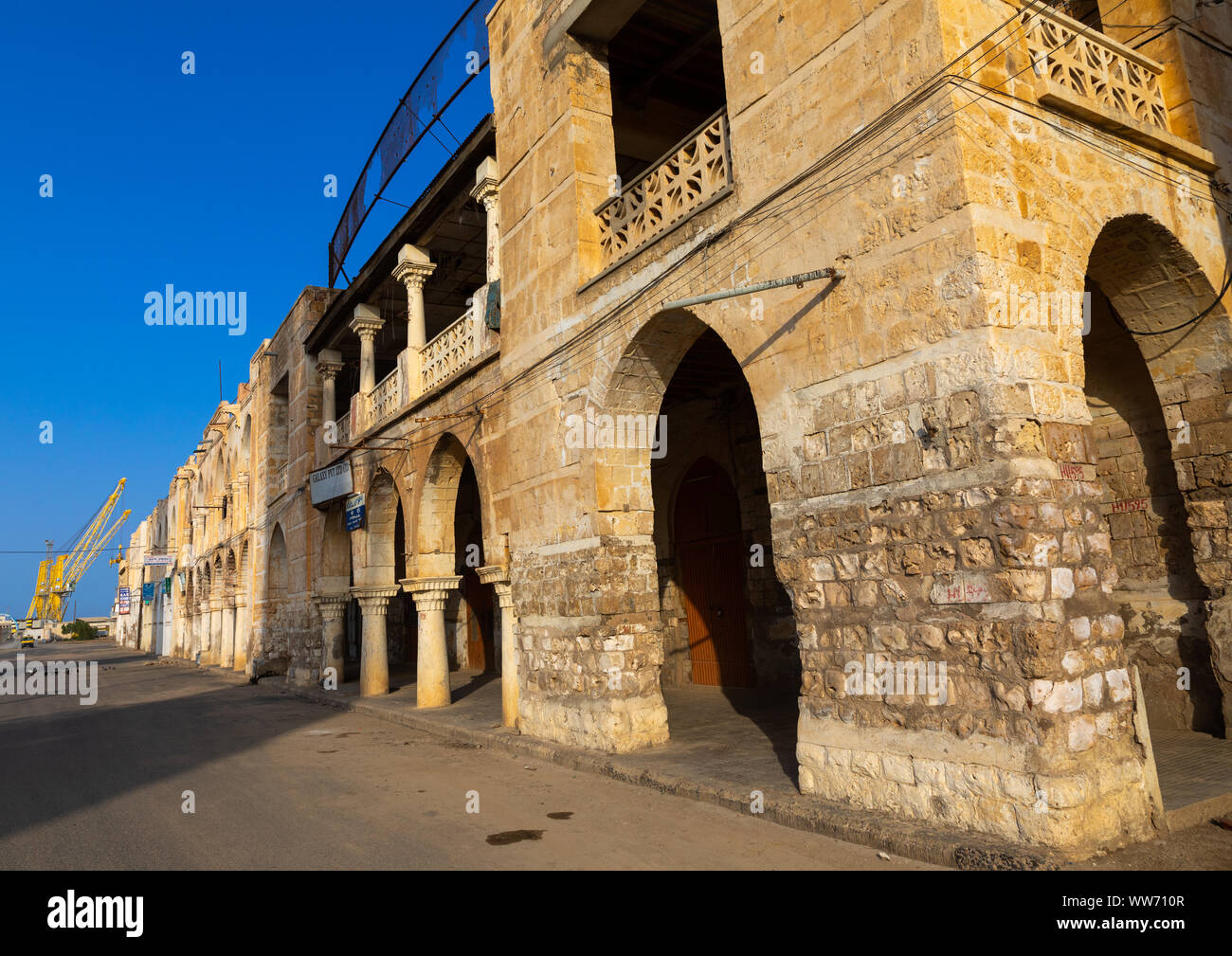 Old ottoman architecture building, Northern Red Sea, Massawa, Eritrea ...