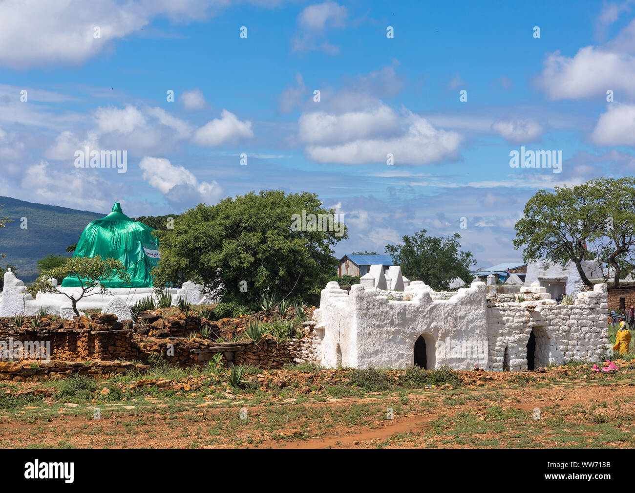 Cemetery in front of the shrine of sufi Sheikh Hussein , Oromia, Sheik ...
