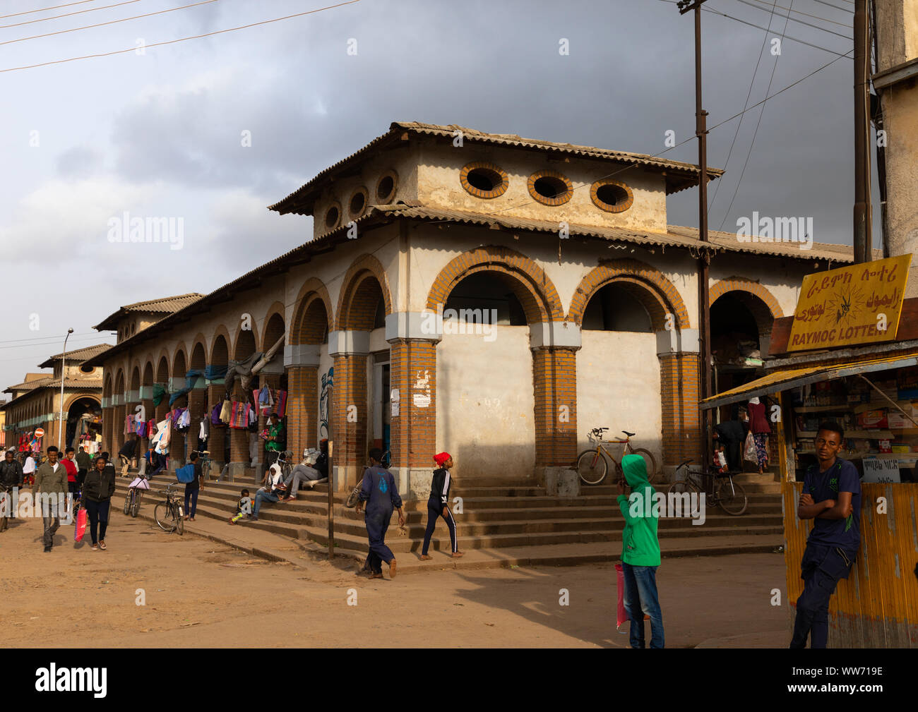 Old market from the italian colonial times, Central region, Asmara ...