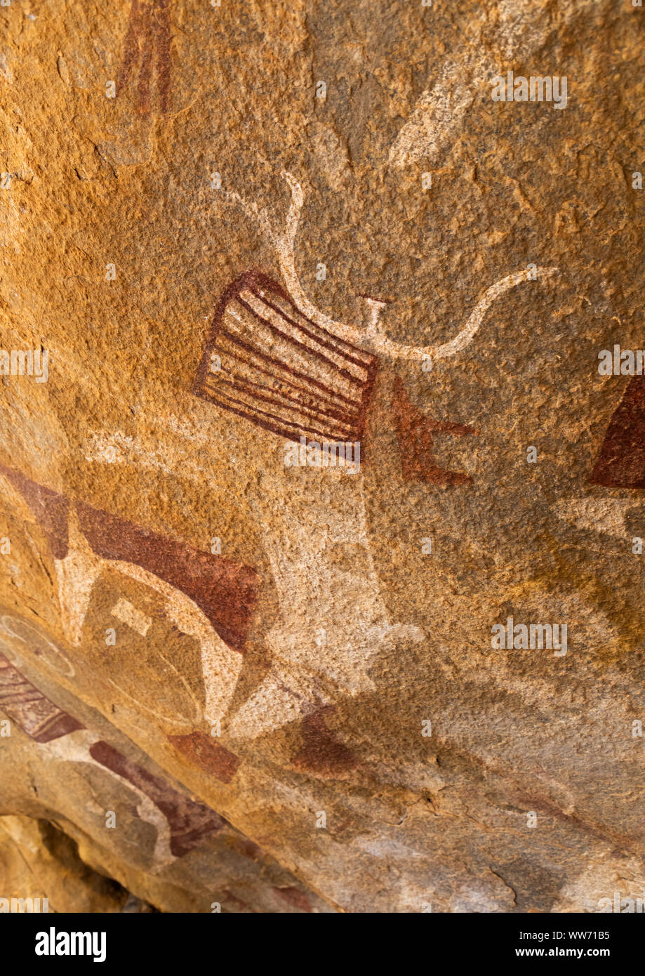 Cave paintings and petroglyphs depicting cows copulating, Woqooyi ...