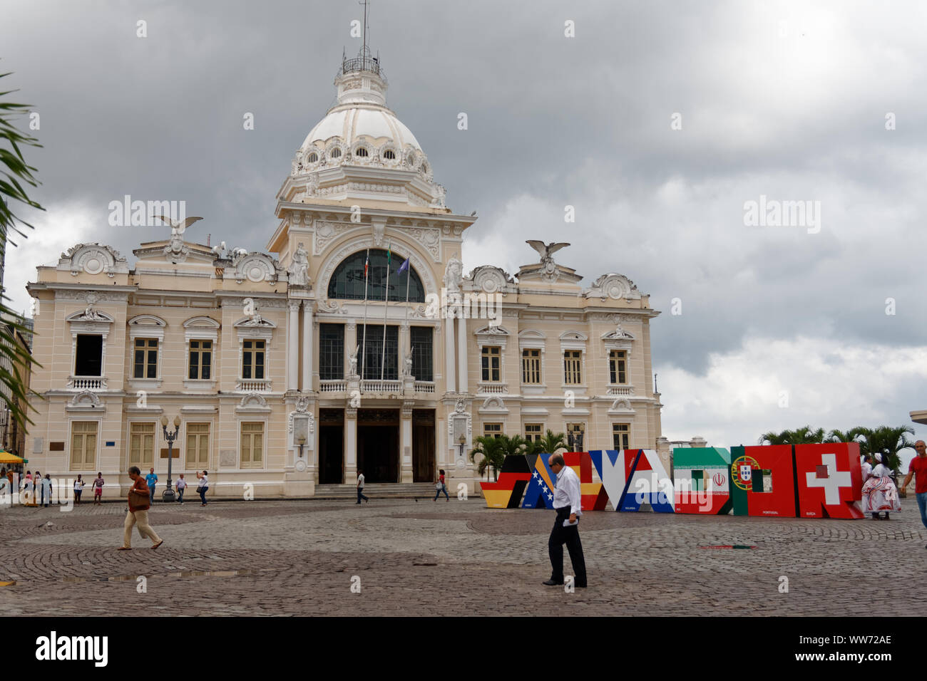 Various faces of Salvador, the first of Brazil's three capitals Stock ...