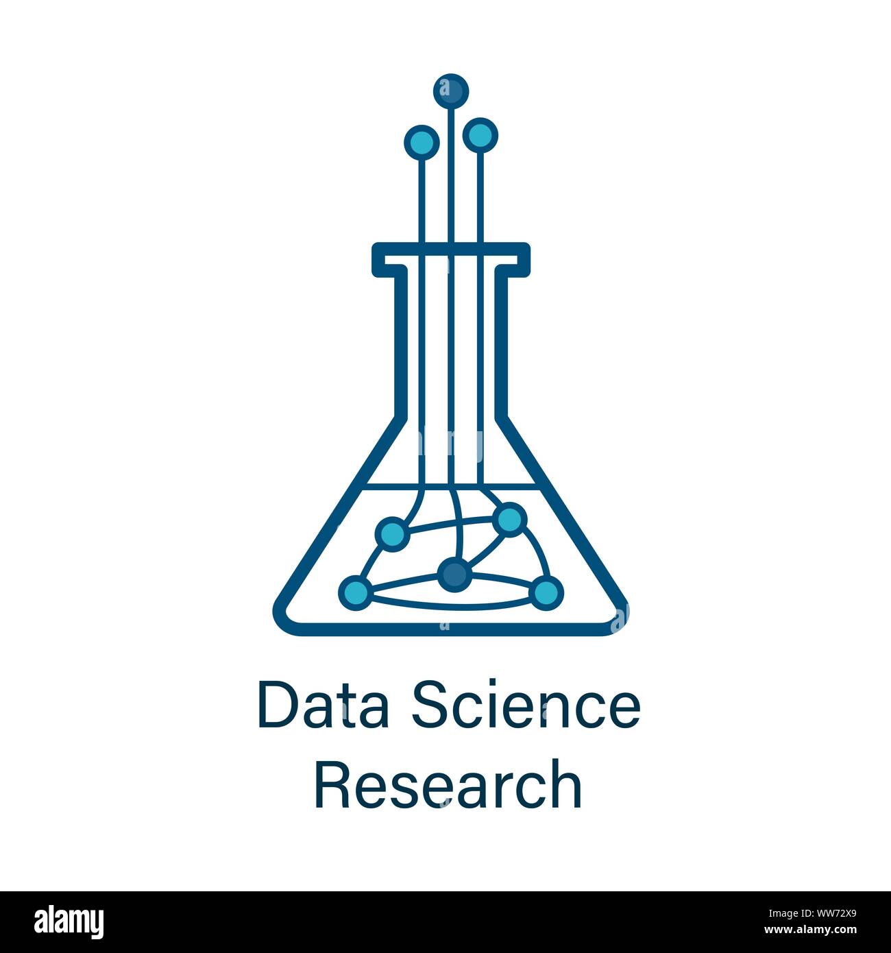 Neural network sign concept Stock Vector Images - Alamy