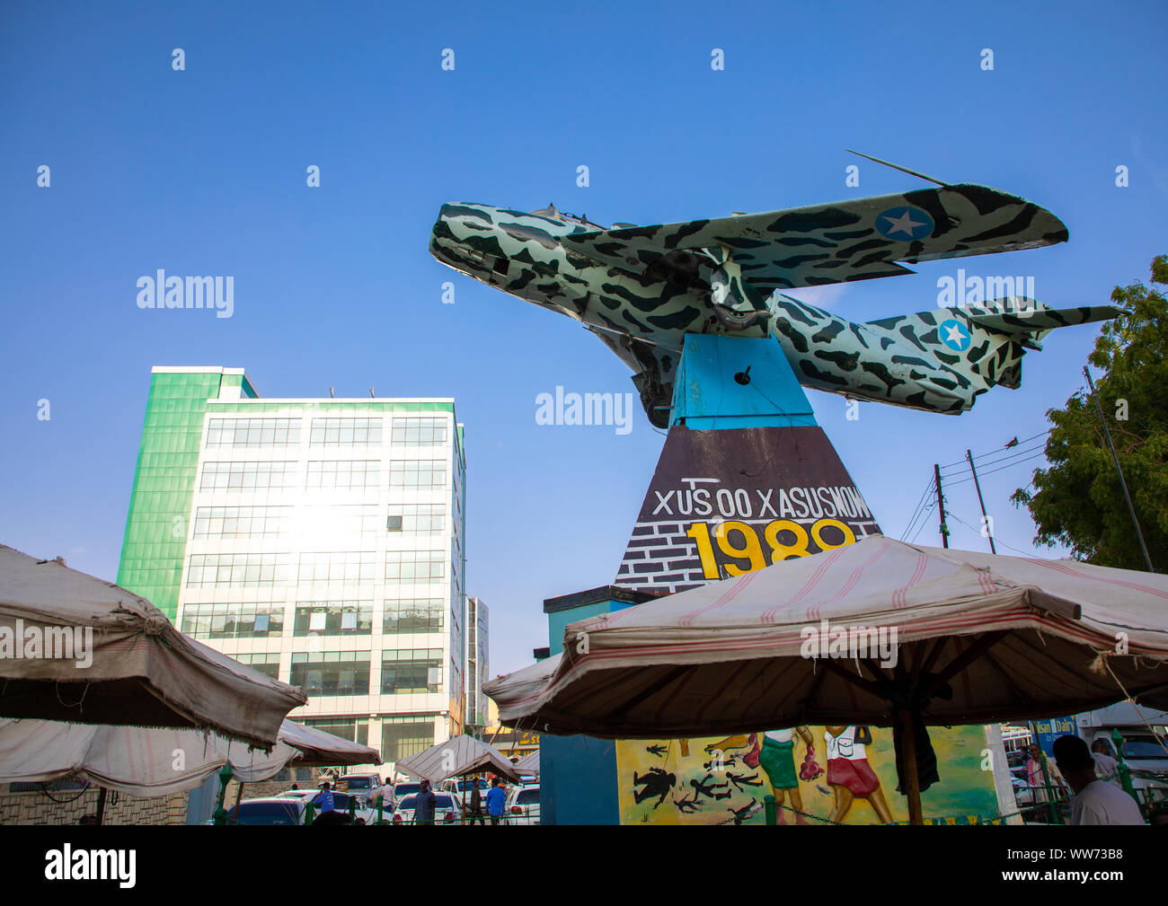 MIG monument commemorating somaliland's breakaway from the rest of ...
