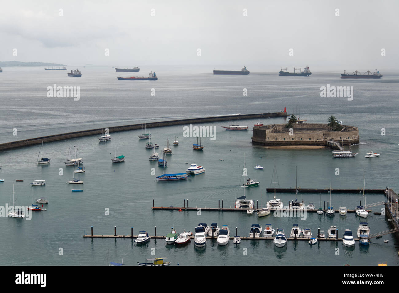 Various faces of Salvador, the first of Brazil's three capitals Stock ...