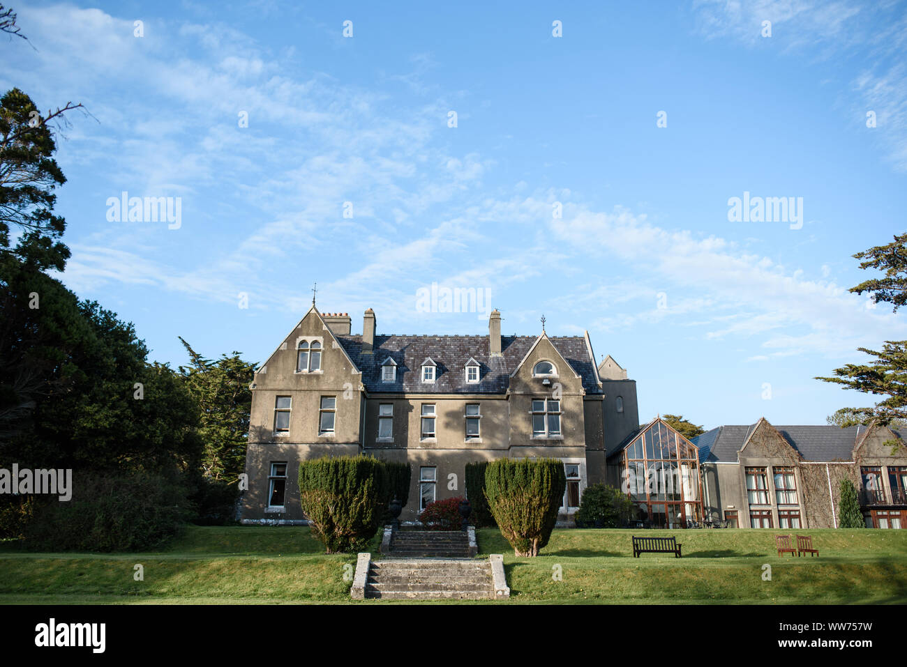 Mansion in Ireland Stock Photo - Alamy