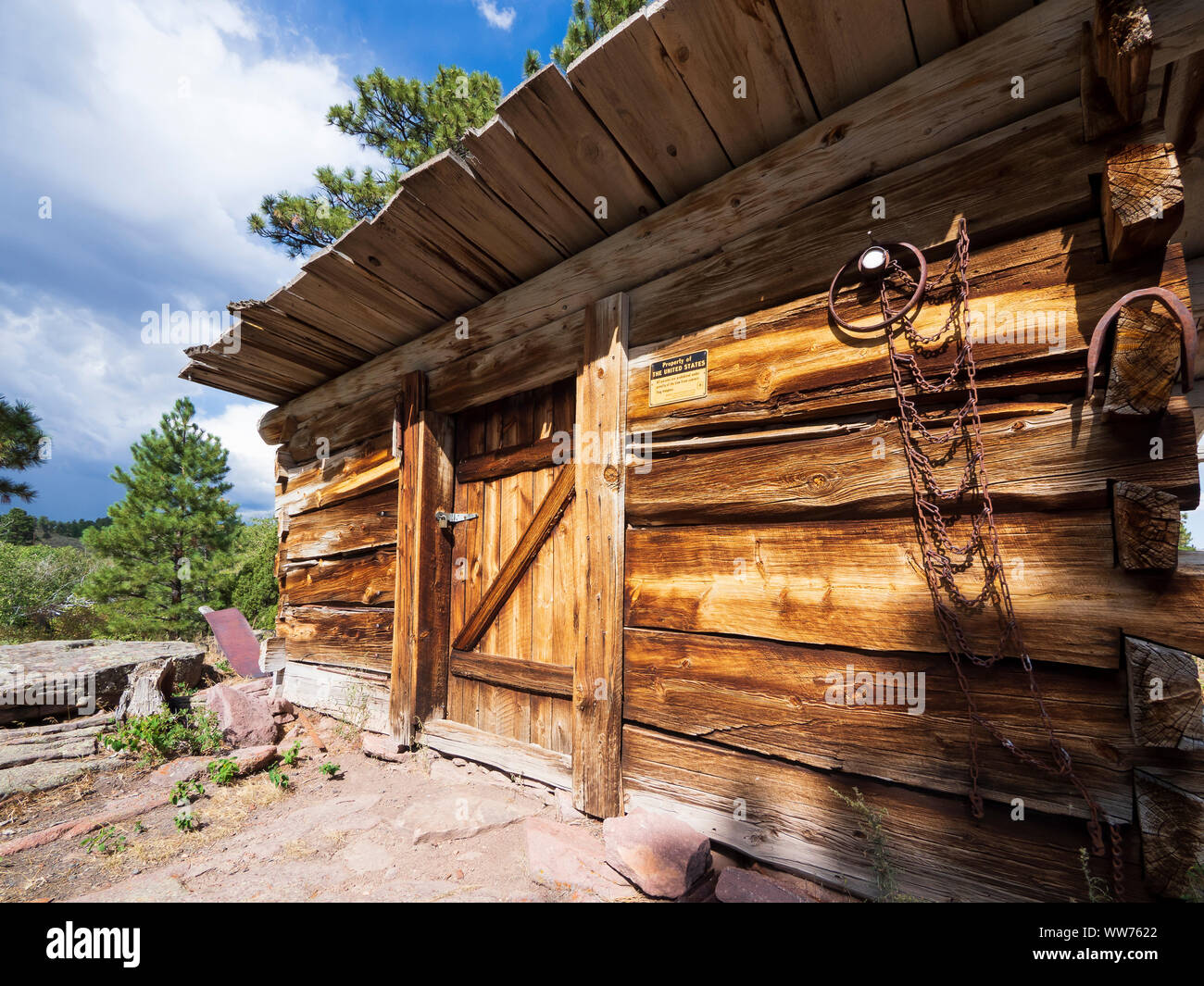 Second blacksmith shop, Swett Ranch National Historic Site, Flaming ...