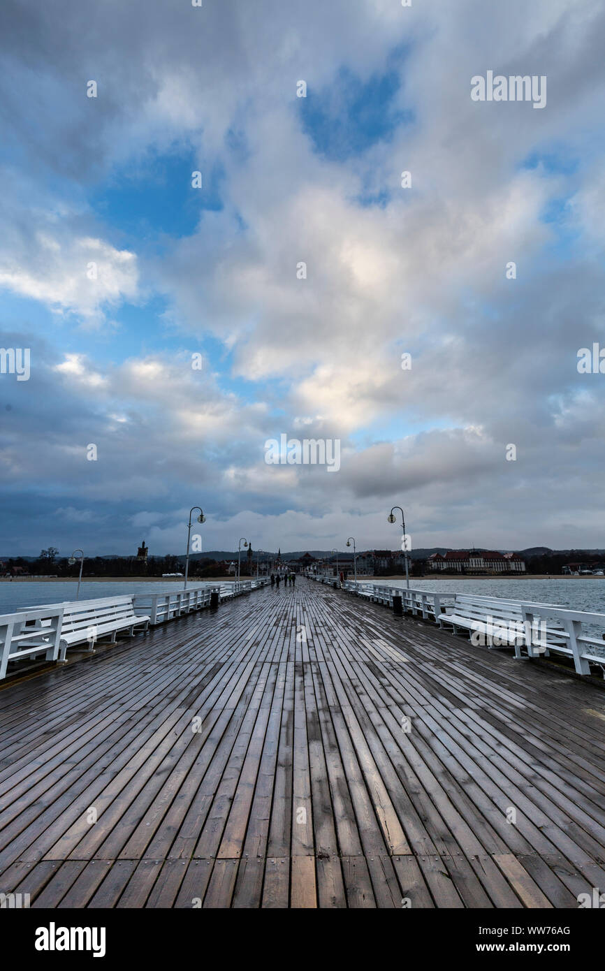 Europe, Poland, Pomerania, Sopot / Zoppot Pier Stock Photo - Alamy