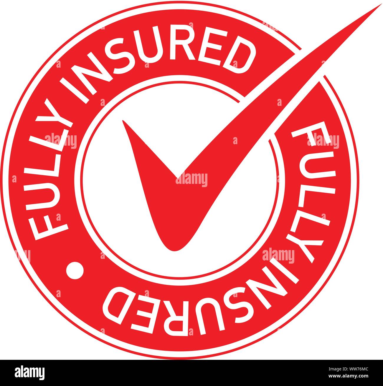Fully insured logo hi-res stock photography and images - Alamy