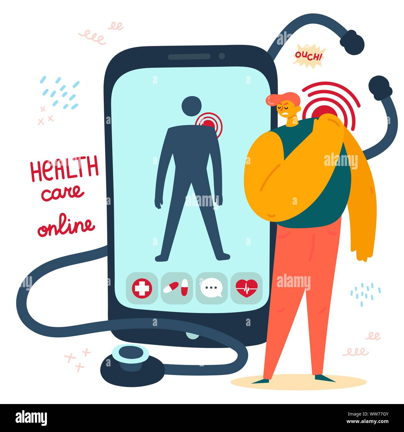 Online medical info icon hi-res stock photography and images - Alamy