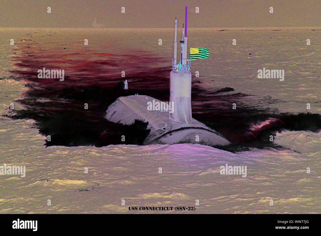 Fast attack submarine uss connecticut ssn 22 hi-res stock photography and images - Alamy