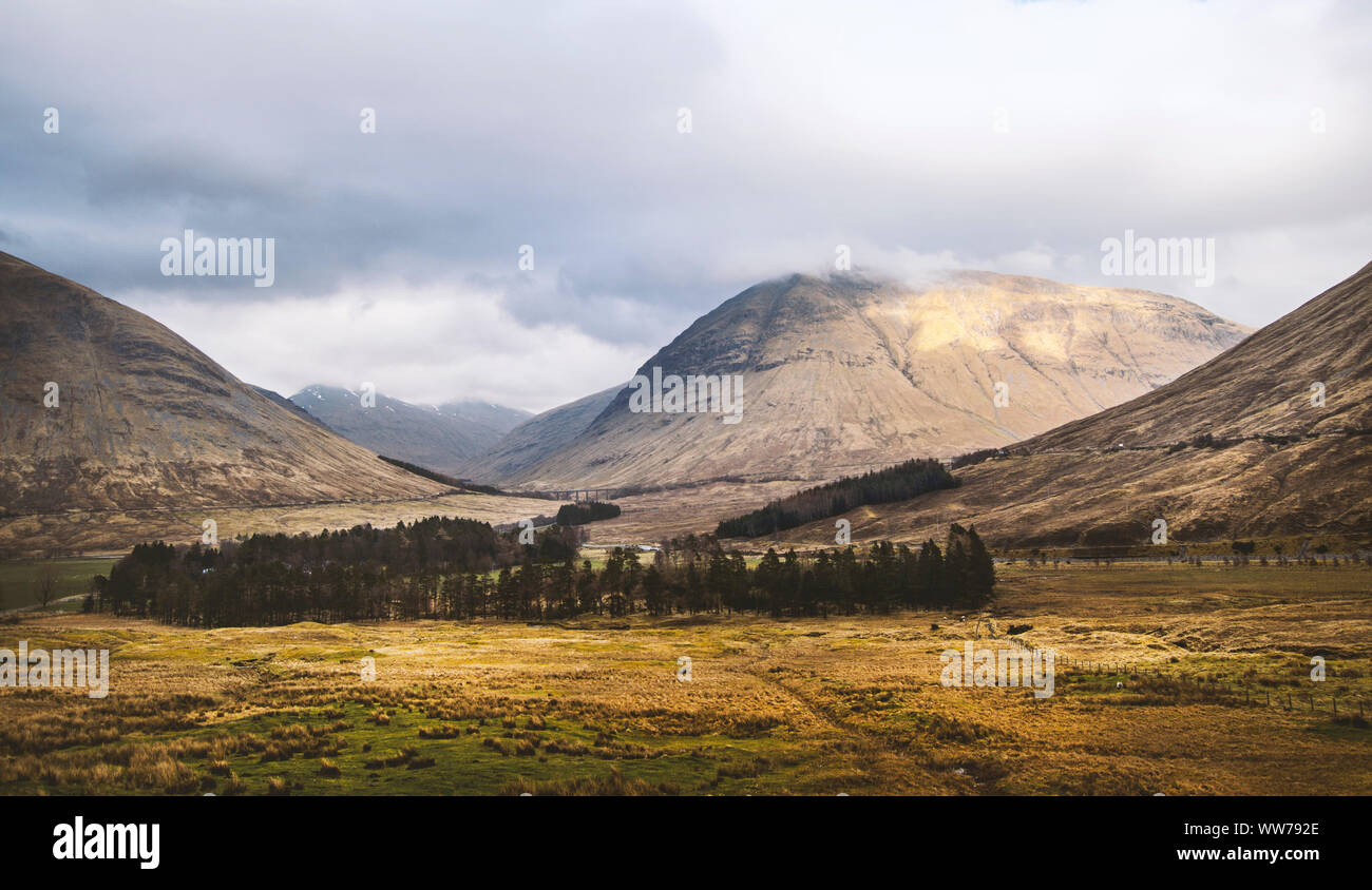 Typical mountain landscape, Highlands, Scotland Stock Photo - Alamy