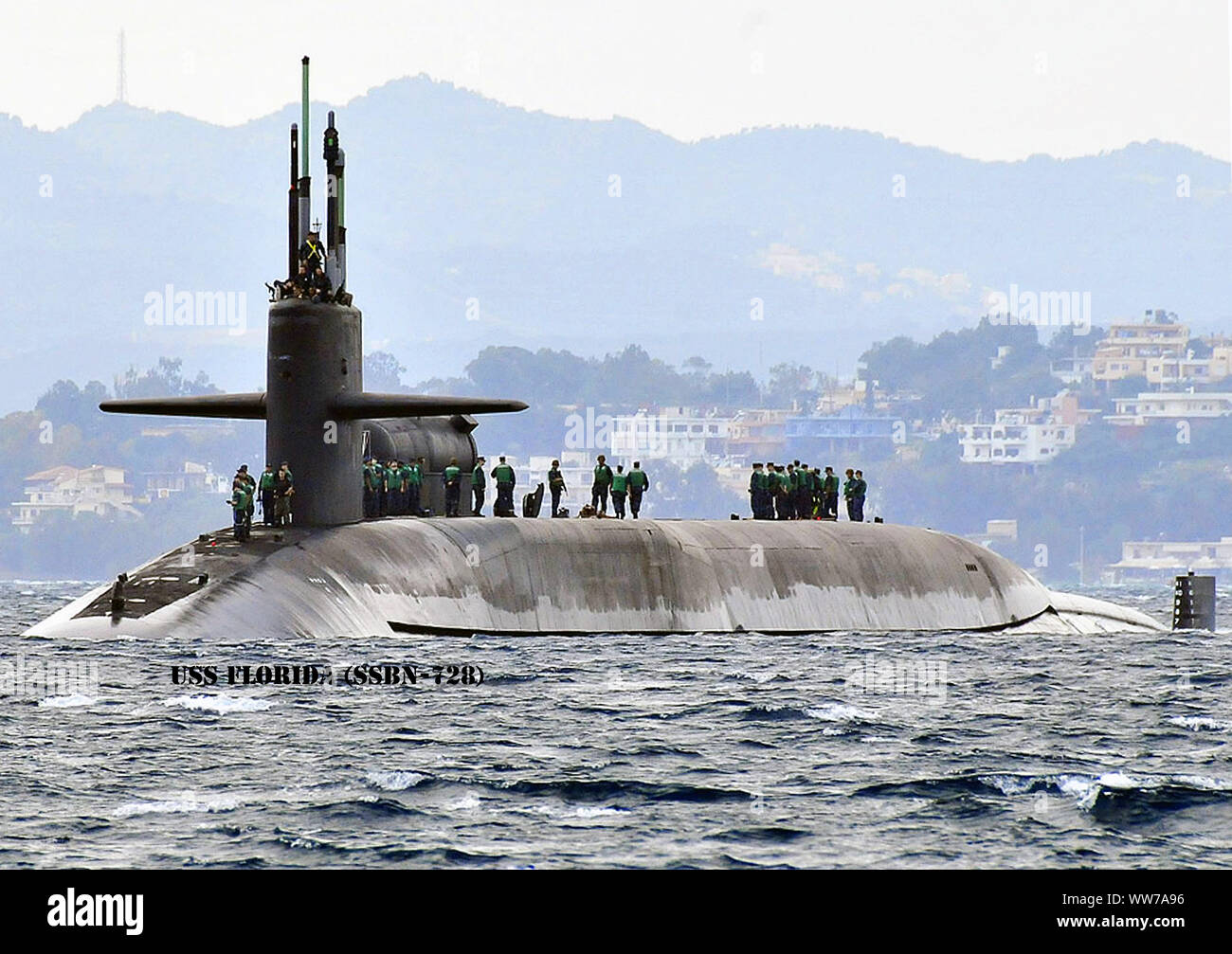USS FLORIDA (SSBN-728 Stock Photo - Alamy