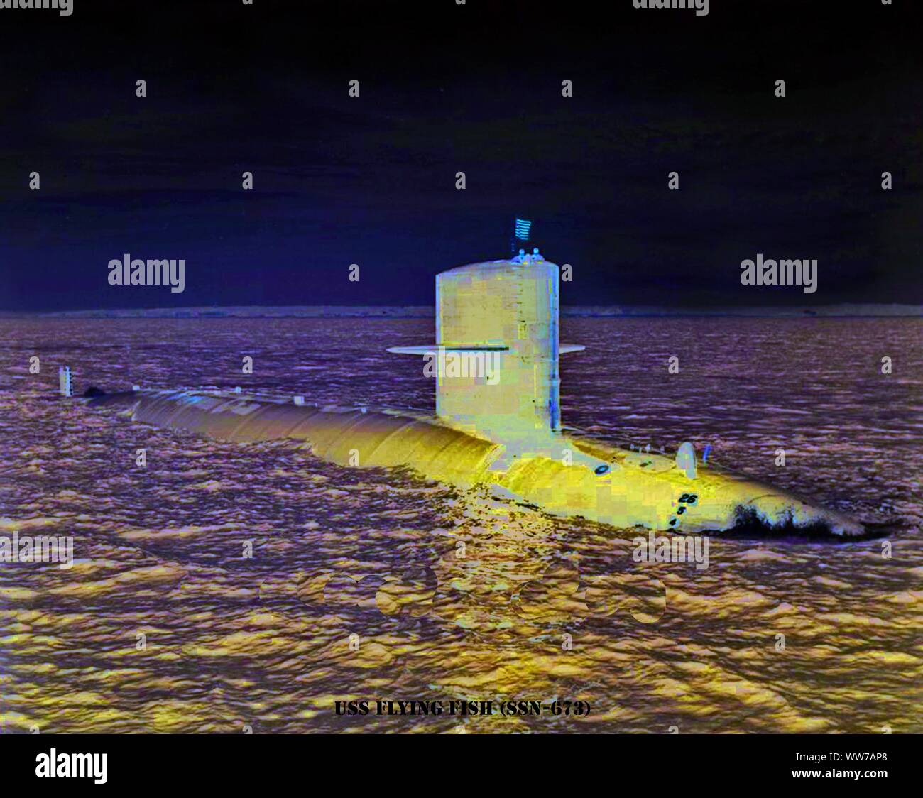 USS FLYING FISH (SSN-673 Stock Photo - Alamy