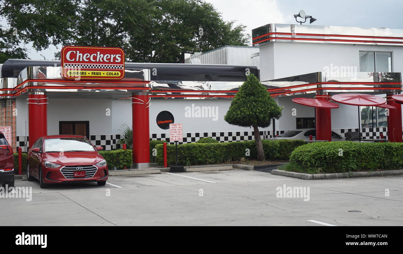 Checkers restaurant hi-res stock photography and images - Alamy