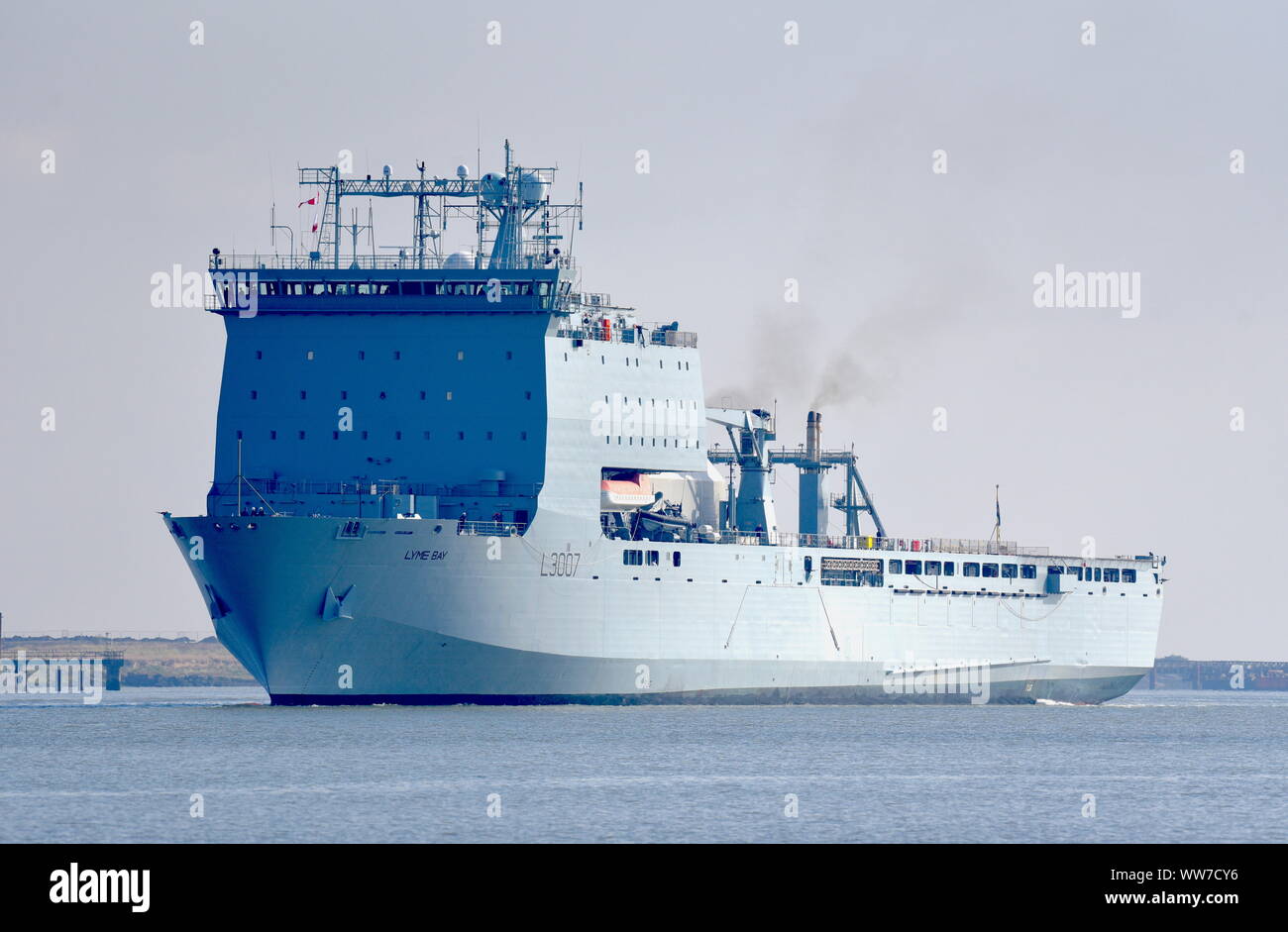RFA Lyme Bay is an amphibious assault ship of the British Auxiliary ...