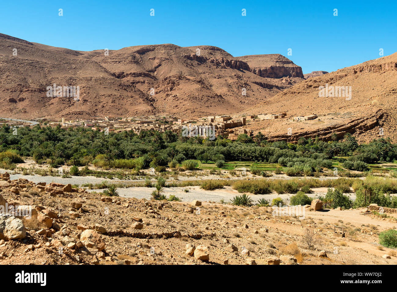 Morocco, Atlas Mountains, landscape along the N13 Stock Photo - Alamy