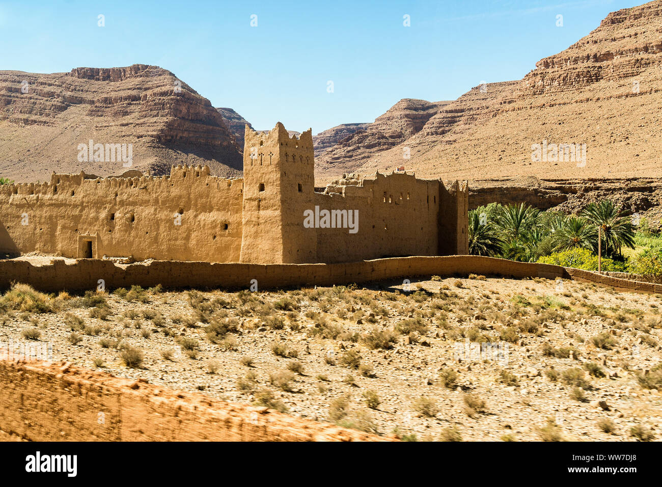 Morocco, Atlas Mountains, landscape along the N13 Stock Photo - Alamy