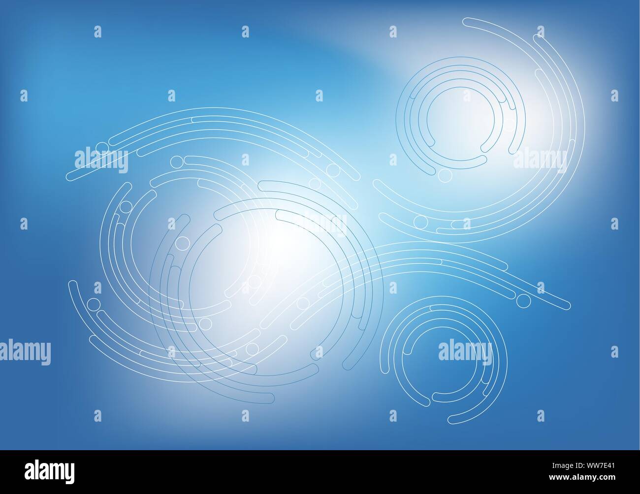 Tech modern blue vector background. Futuristic business simple elegant ...