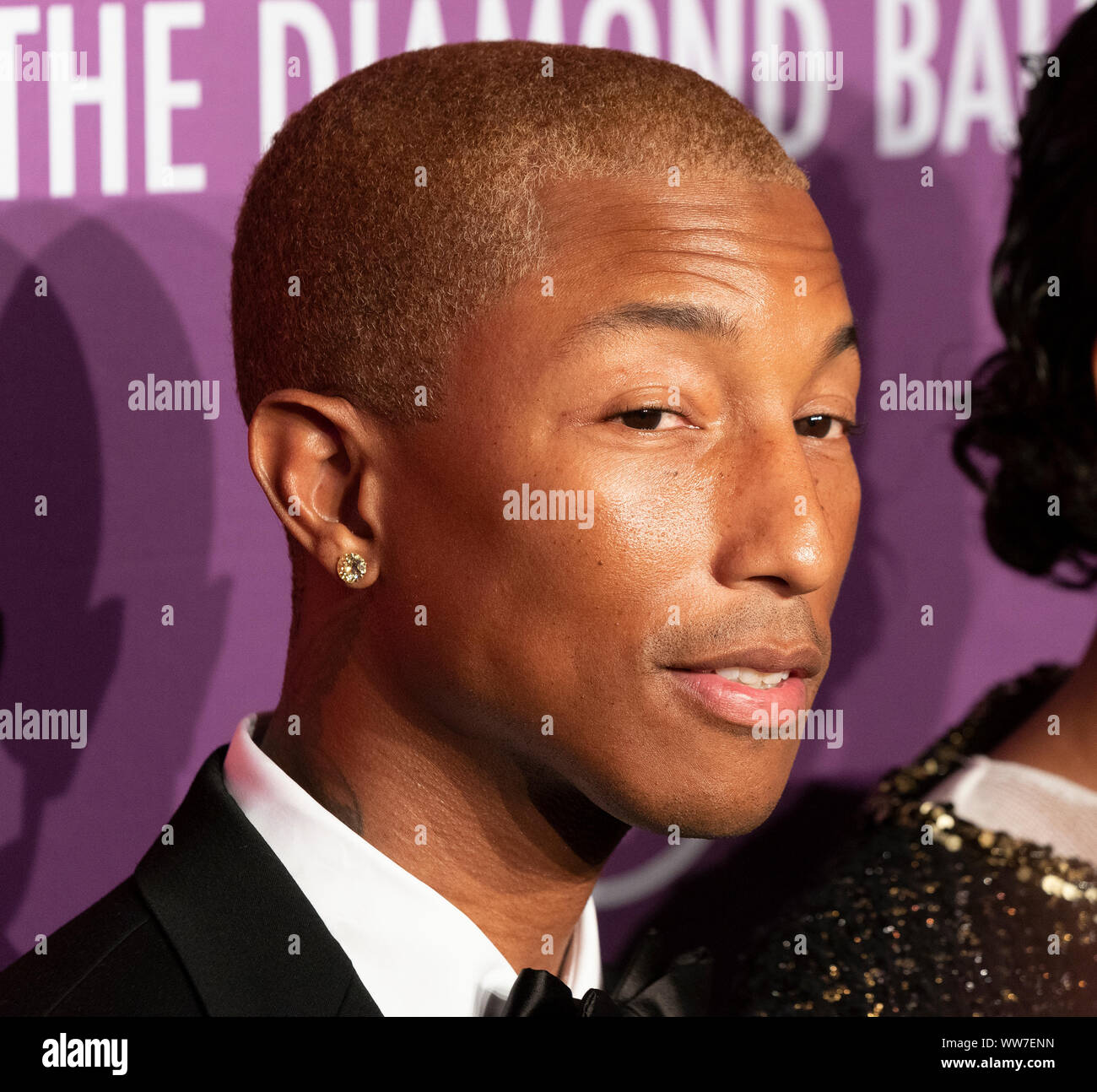 Pharrell Williams attends 5th Annual Diamond Ball benefiting the Clara ...