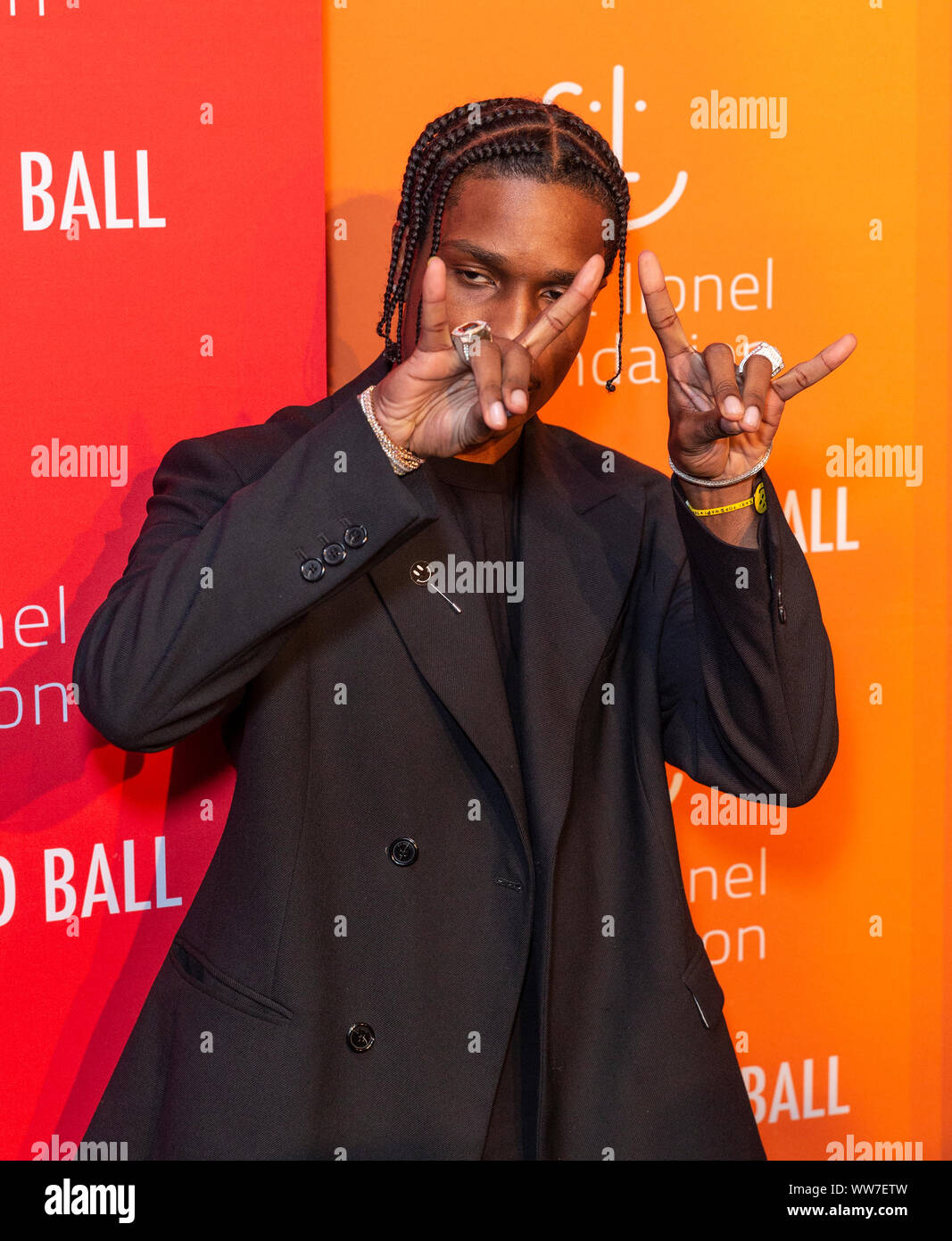 A$AP Rocky attends 5th Annual Diamond Ball benefiting the Clara Lionel ...